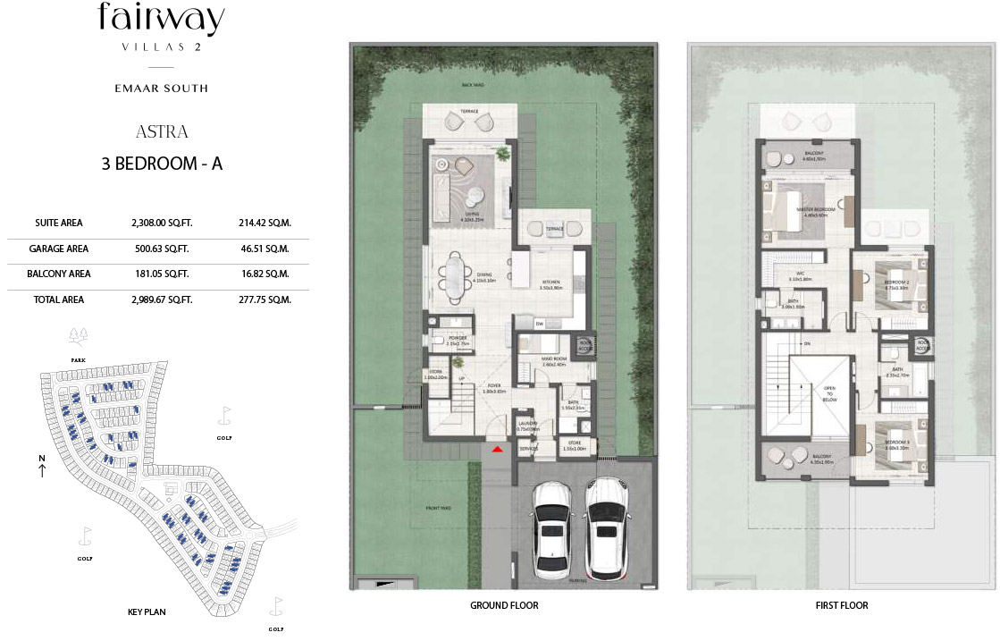 Fairway Villas 2 at Emaar South For Sale in Dubai