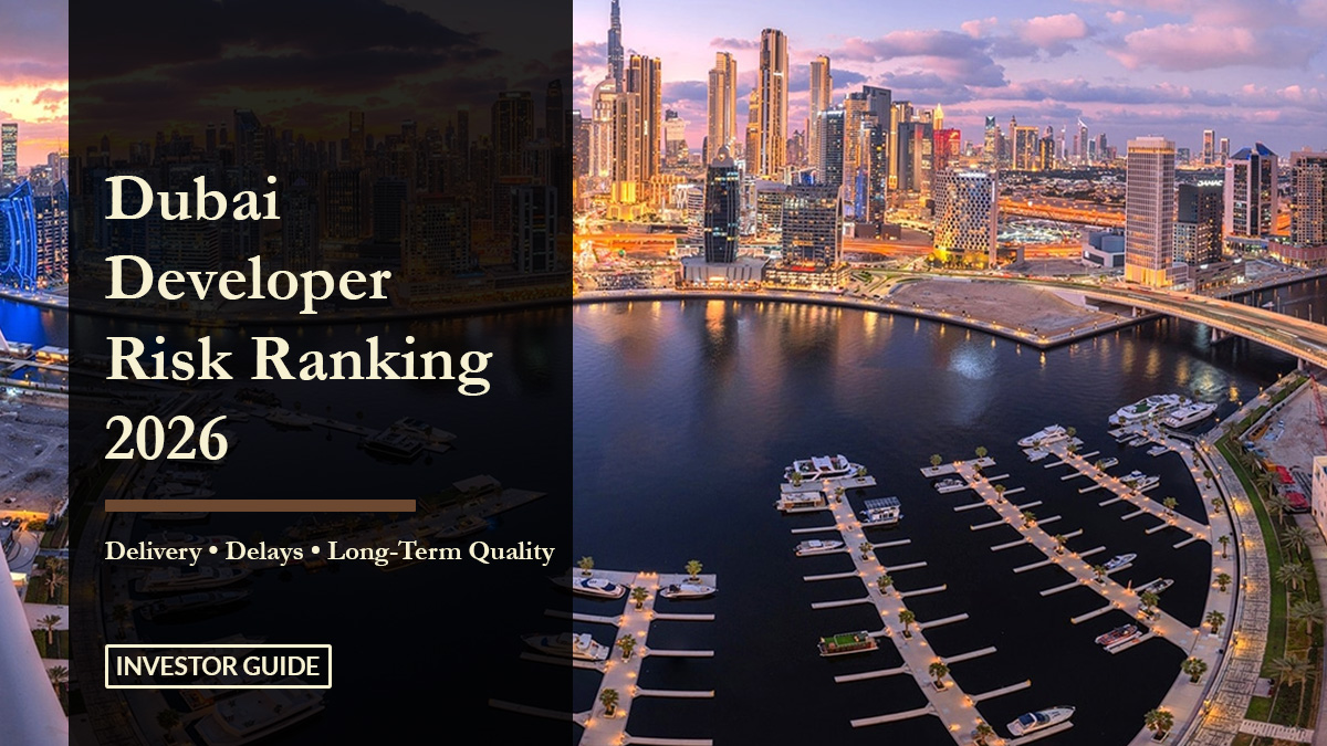 Dubai Developer Risk Ranking 2026 | How Investors Choose Safely