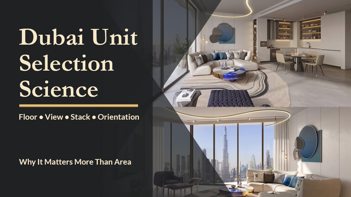 Dubai Unit Selection Guide (2026) | How Smart Buyers Choose Better Units